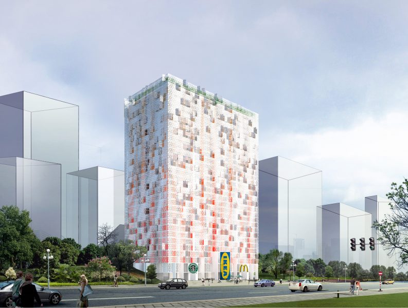 Shuttered Tower – urban future organization